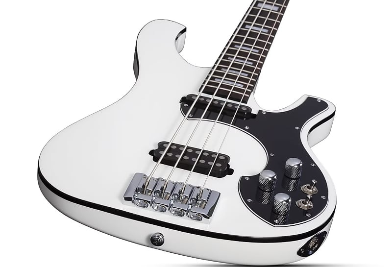 Schecter DIAMOND SERIES Stargazer-4 Gloss White 4-String | Reverb