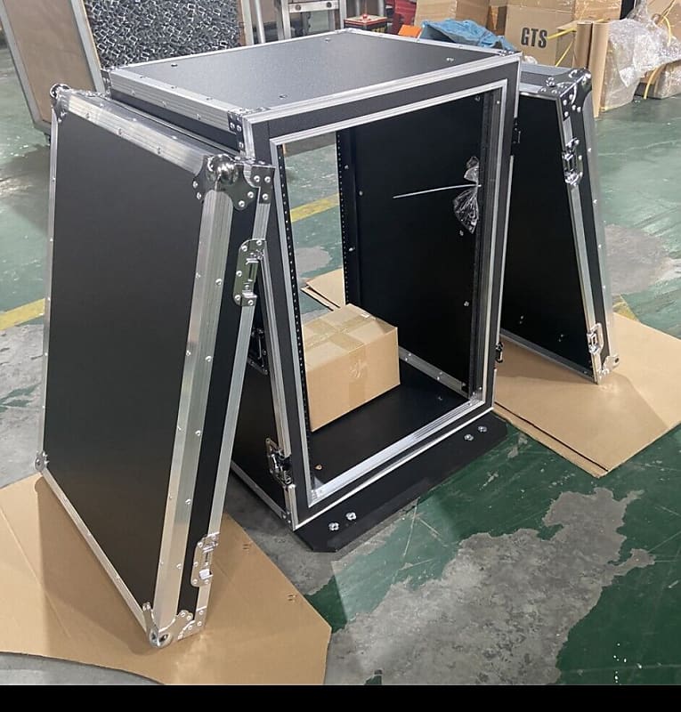 Custom Pro 16u shockmount rack case 2024 - Black | Reverb