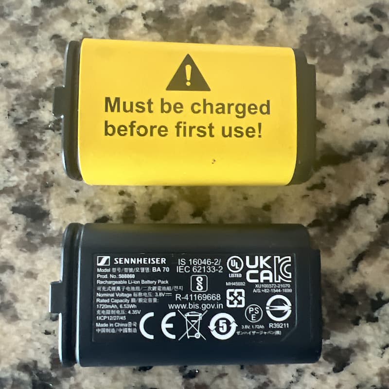 Sennheiser BA-70 Rechargeable Battery Pack for EW-D SK and | Reverb