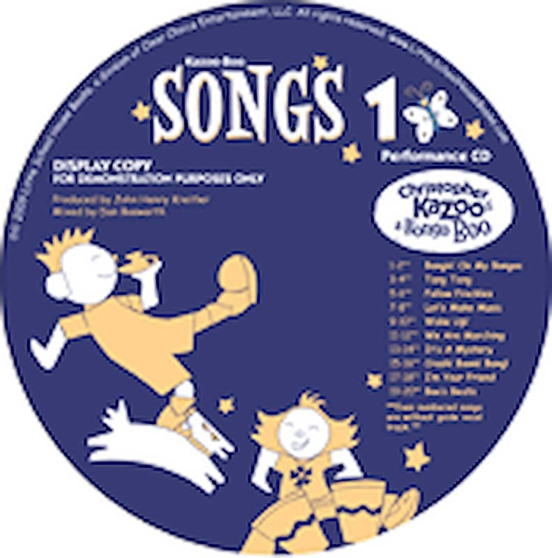 Kazoo-Boo Songs 1 CD - P/A CD for Kazoo-Boo Songs 1 Includes | Reverb