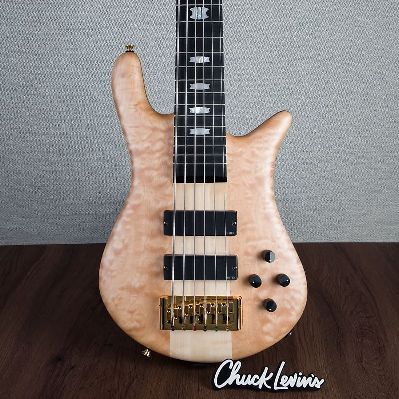Spector Euro 6 LT 6-String Bass Guitar - Natural - | Reverb
