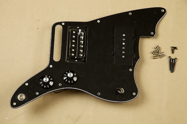 Fender Blacktop Jazzmaster Loaded Pickguard 2012 black | Reverb UK