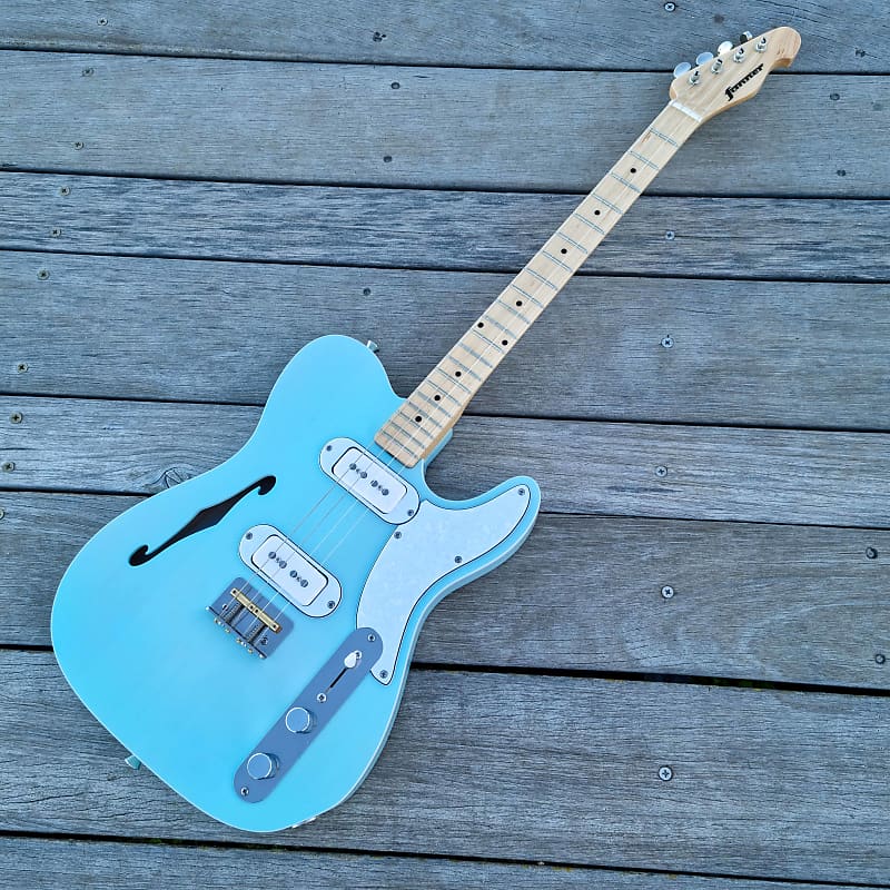 Fanner Pixelator Thinline Electric Tenor Guitar 2022 - | Reverb