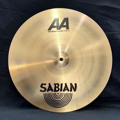 Sabian AA 17-inch Medium Crash Cymbal, Old Logo, 1512gm | Reverb