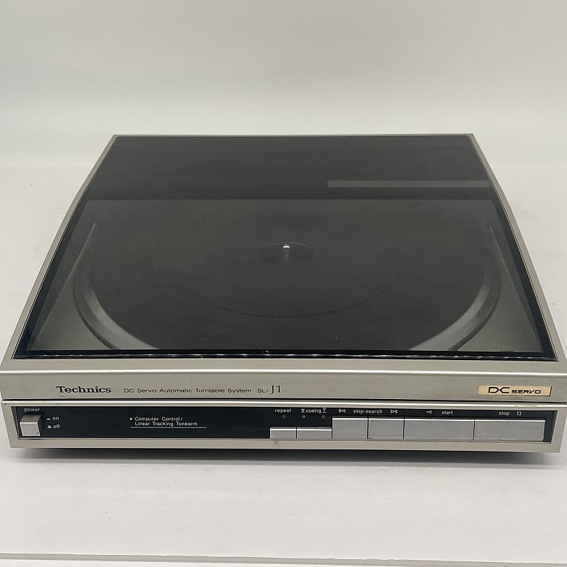 Technics SL-J1 Linear Tracking Turntable Silver Vintage Rare | Reverb