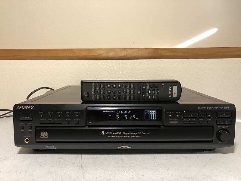 Sony CDP-CE545 CD Changer 5 Compact Disc Player HiFi Stereo | Reverb