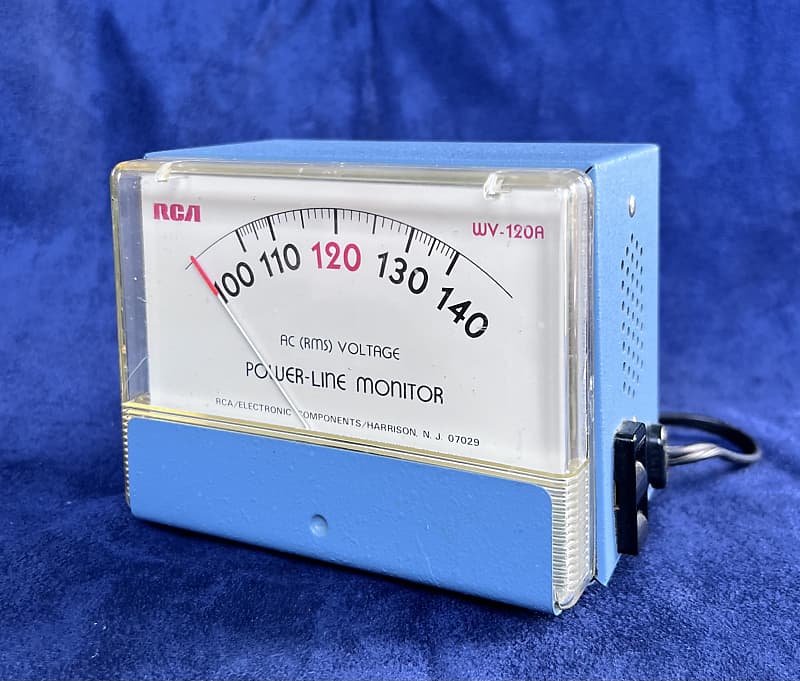 Vintage RCA WV-120A 1970s Analog AC Power Monitor Meter | Reverb