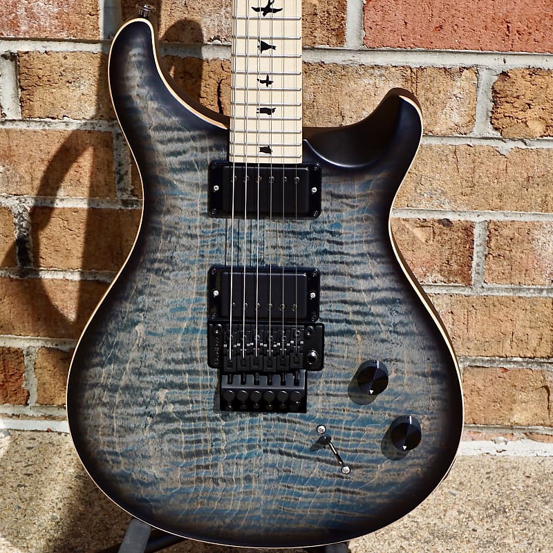 PRS DW CE 24 "Floyd" Faded Blue Smokeburst | Reverb