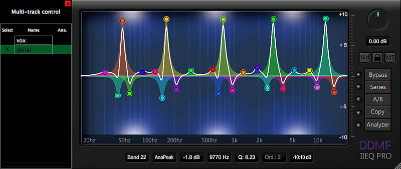 DDMF Iieqpro Iir Track Equalizer Plugin (Download) | Reverb UK