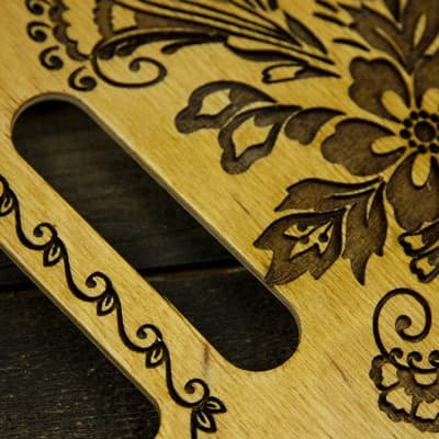 Engraved Telecaster Pickguard & Angled Telecaster Control | Reverb