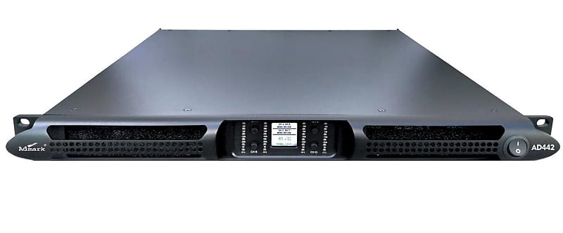 Admark AD442 Pro Power Amplifier One Space Rack-Mountable | Reverb