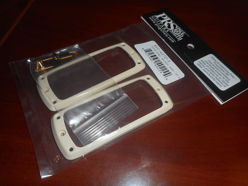 PRS Pickup Rings For Paul's Guitar - IVORY PLASTIC, | Reverb