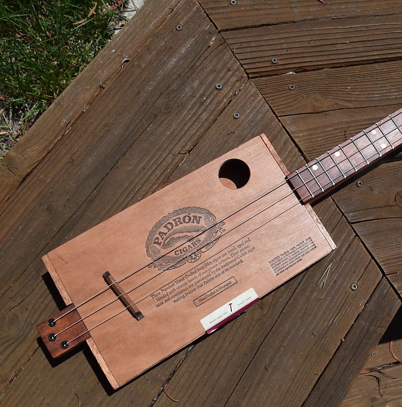 Cigar box guitar, 3-string guitar, cbg | Reverb