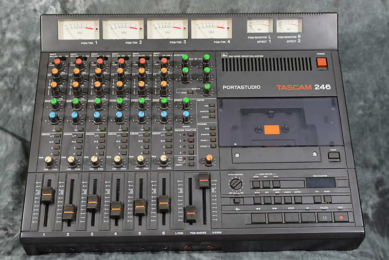 Tascam 246 4 Track Analog Tape Recorder 80s w FAST Shipping | Reverb