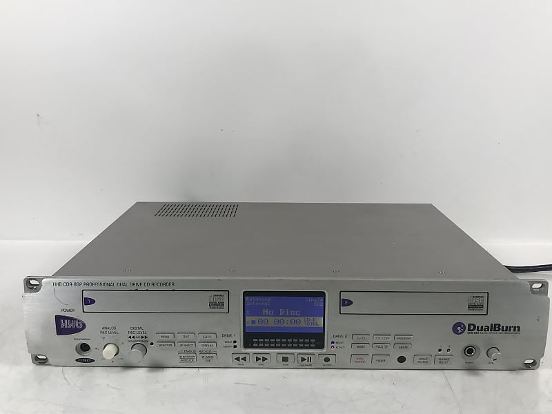 HHB CDR-882 Professional Dual Drive CD Recorder Dual Burn | Reverb