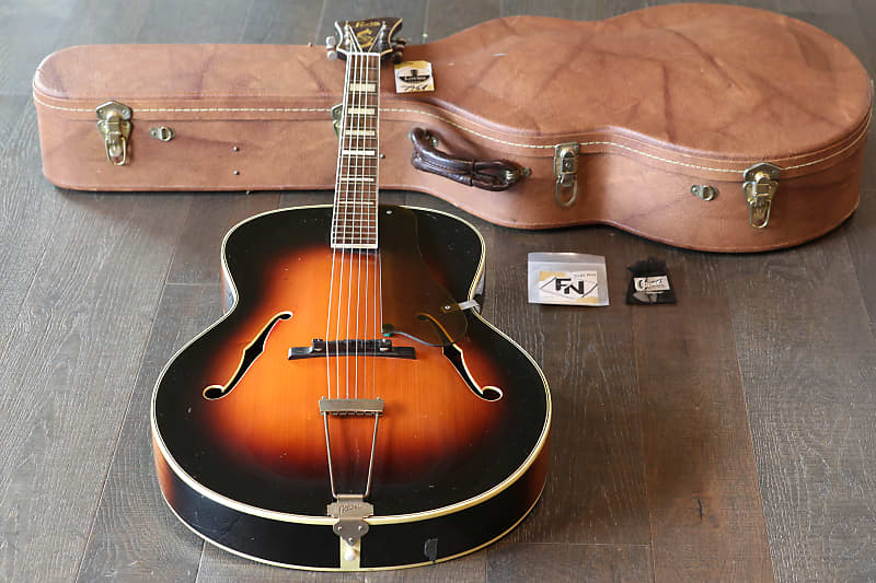 Vintage! 1945 Levin Acoustic Archtop Guitar Sunburst + | Reverb