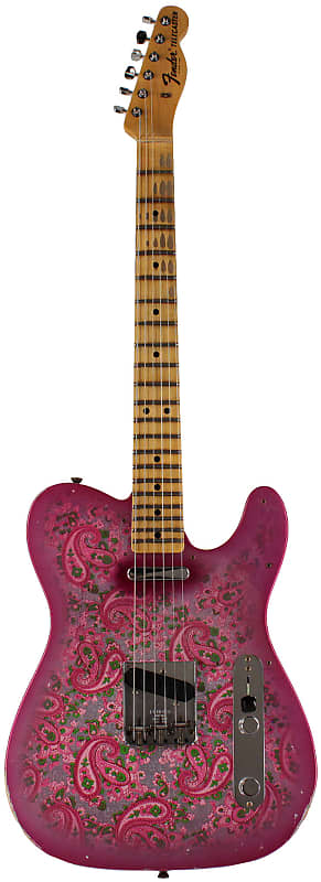 Fender Custom Shop Limited 1968 Pink Paisley Tele Relic | Reverb