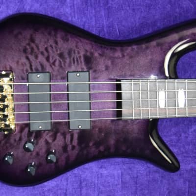 Spector Euro 5 LT, Violet Fade Gloss w/ Ebony | Reverb