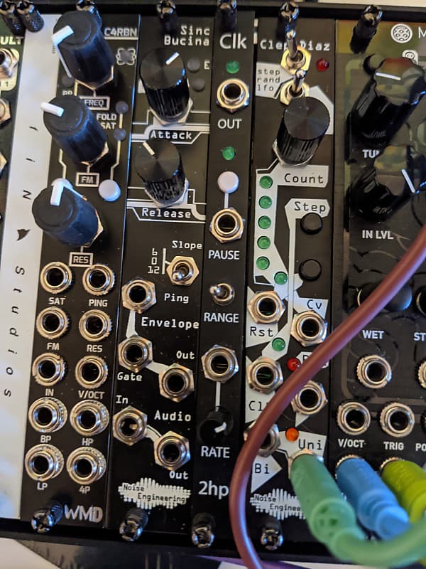 Three 2 U Eurorack Modules. LFO, Clock And Vca Sweetwater | Reverb