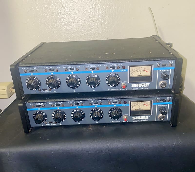 Lot of 2 Shure M287 1980’s - Black | Reverb