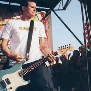 Fender Warmoth Stratocaster Tom Delonge Style -Blue Ice | Reverb