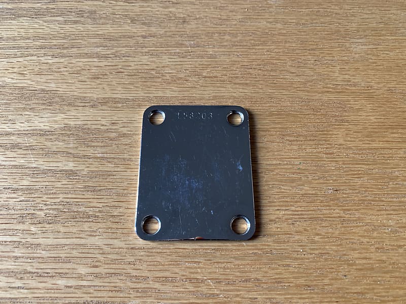 Fender vintage L-series neck plate 1964 | Reverb Canada