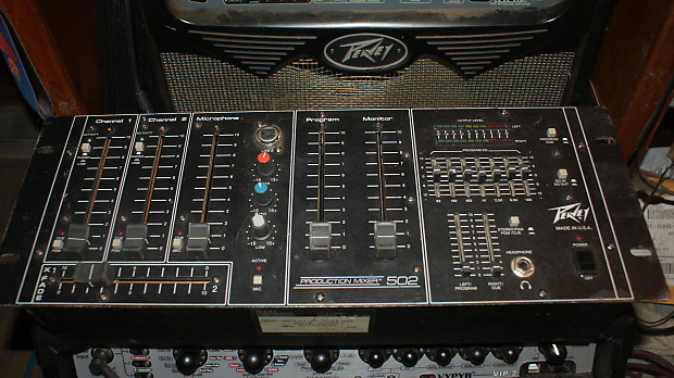 Peavey CD Mix 502 Professional DJ Mixer with power supply, | Reverb