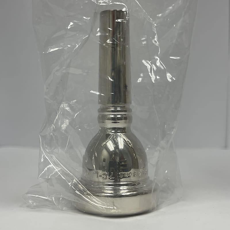 Arnolds & Sons Trombone Mouthpiece 7C-L Silver Plated | Reverb