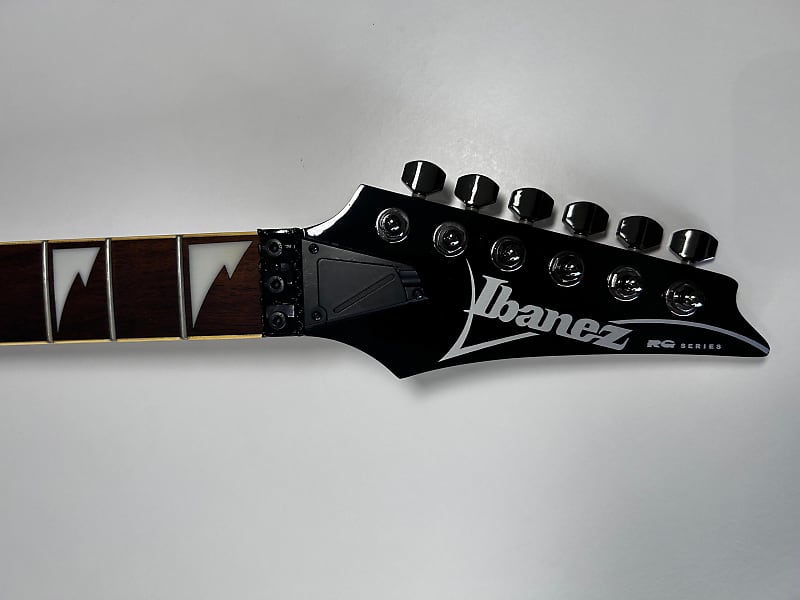 Ibanez RG370FMZ Neck. 24 Fret. Sharktooth Inlays. Gloss Black | Reverb