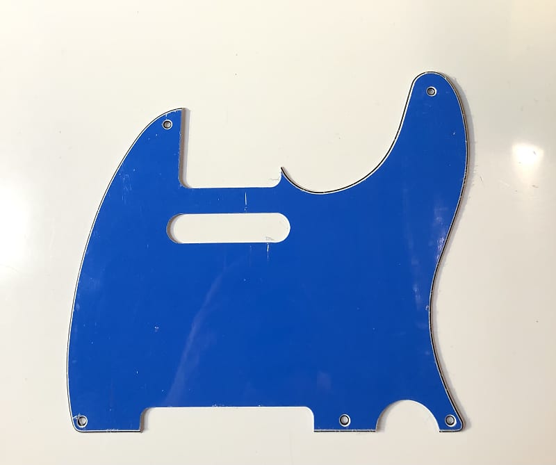 Telecaster Style 4-Ply Pickguard Blue | Reverb