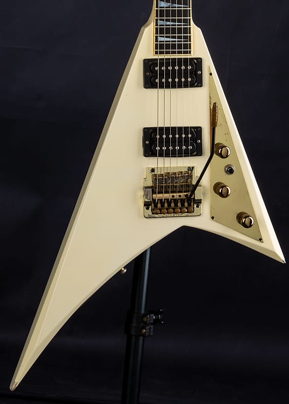 Jackson Randy Rhoads V 1984 With Kahler, Ivory #RR739 | Reverb