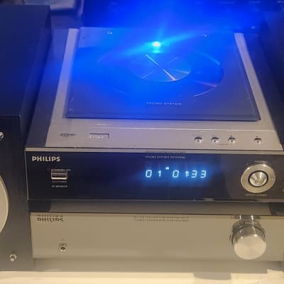 Philips Philips MCM704D Silver Micro Hifi Stereo System 90s - | Reverb