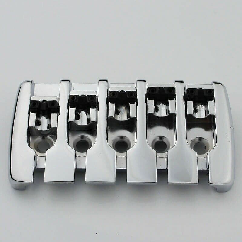 5-String Bass Bridge Chrome Chunky Electric JZ /Precision | Reverb