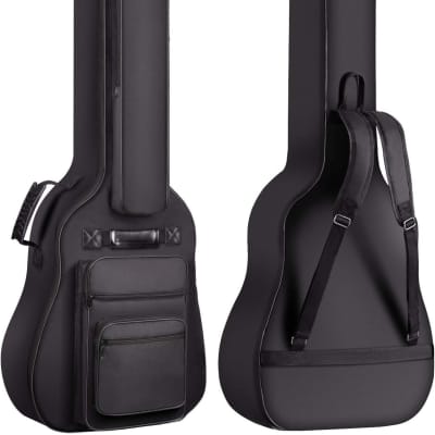 Acoustic Guitar Bag Thick Padding Waterproof Dual Adjustable | Reverb