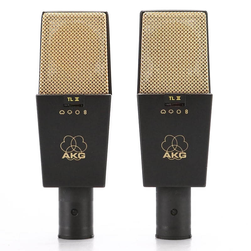 2 AKG C414B-ULS TL II Large-Diaphragm Condenser Microphones | Reverb