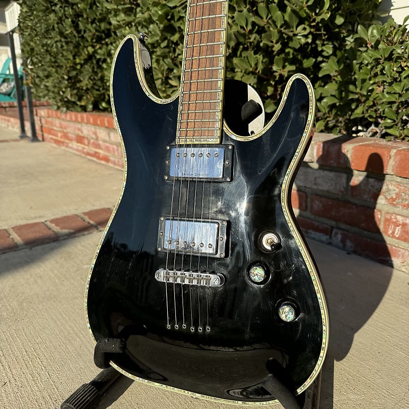 Schecter Diamond series C-1 2000’s - Black gloss | Reverb