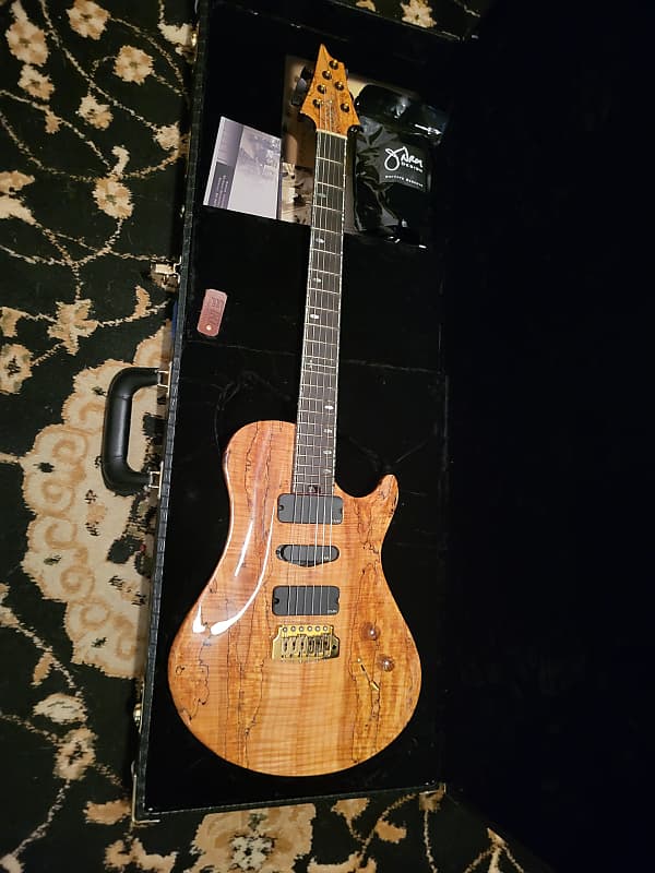Warrior Rick Derringer Spalted Maple | Reverb