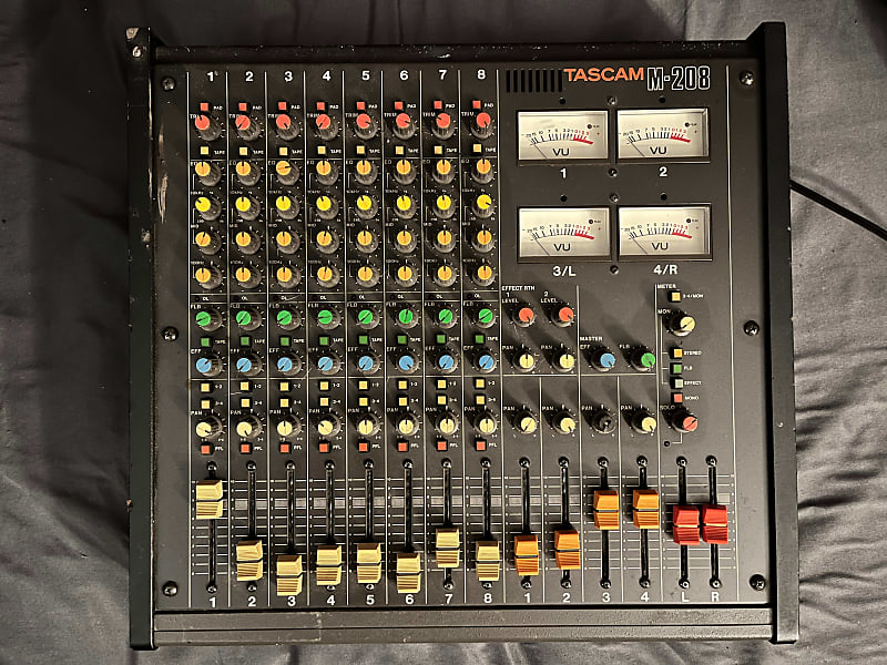 TASCAM M-208 Analog Mixer 1980's - Black | Reverb