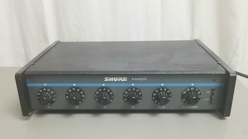 Shure M268 vintage 5 channel Mic/Line Mixer/Preamp/DI - Read | Reverb