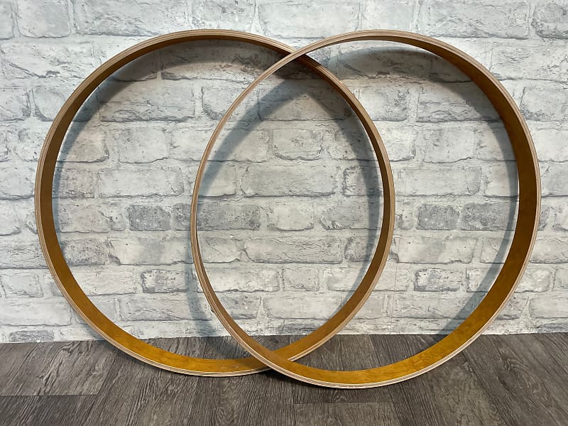 TAMA Silverstar Birch Bass Drum 22” Wooden Hoops Rims | Reverb UK
