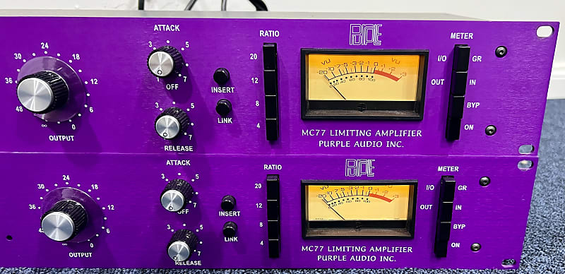 Purple Audio MC77 Limiting Amplifier / Compressor SEQUENTIAL | Reverb