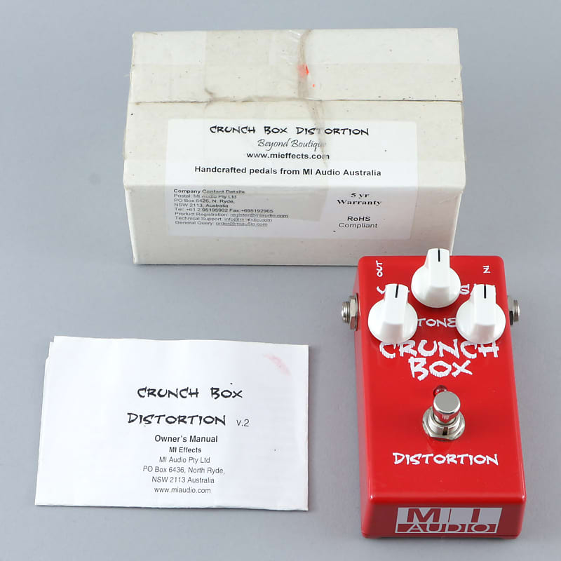 MI Audio Crunch Box V2 Overdrive Guitar Effects Pedal P-22677 | Reverb