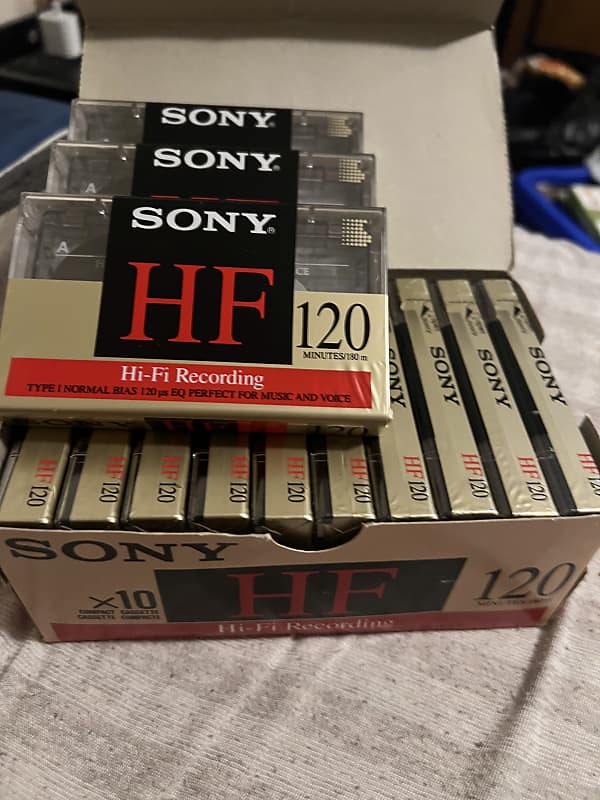 Sony HF 120 Cassette Tapes - Sealed | Reverb