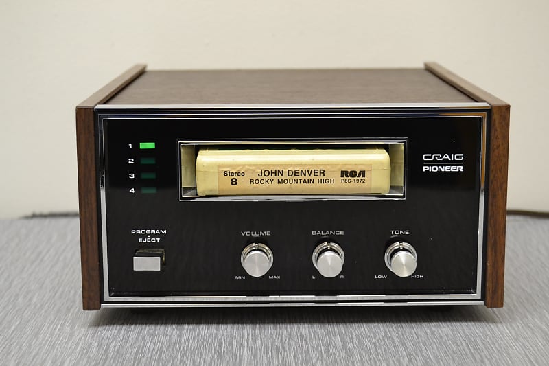 Craig Pioneer 3205 - Stereo Amplifier with 8 Track Player | Reverb