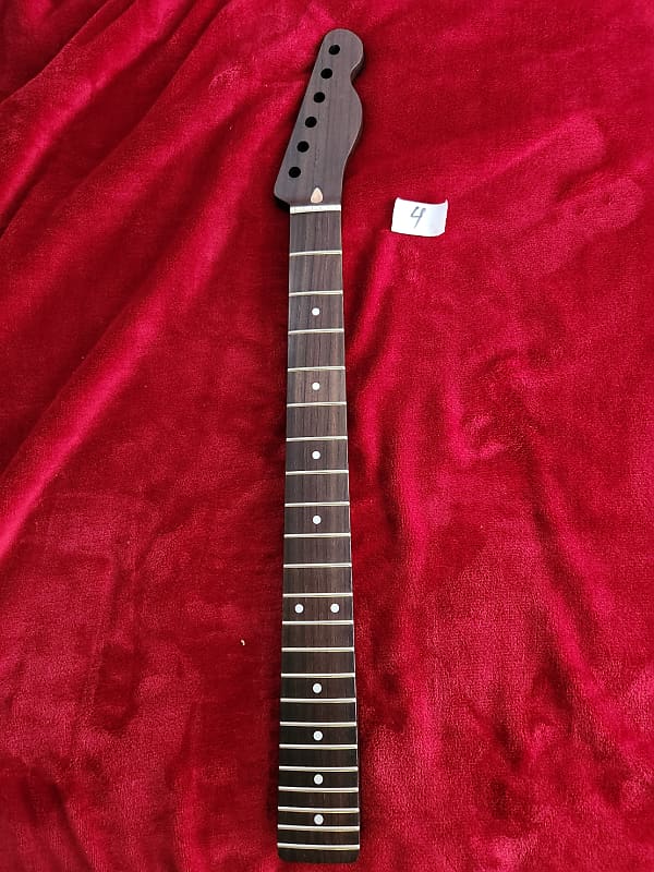 Telecaster Tele All Rosewood Replacement Neck, 9.5 Radius, | Reverb