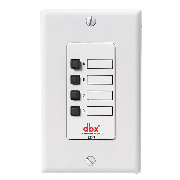 dbx DBXZC7V | Wall-Mounted Zone Controller | Reverb