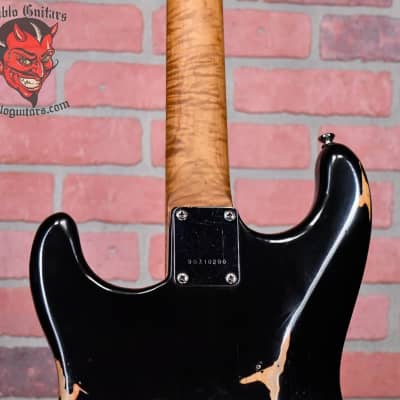 Medium Rare Guitars Diablo “Rat Strat” Relic Black Over | Reverb