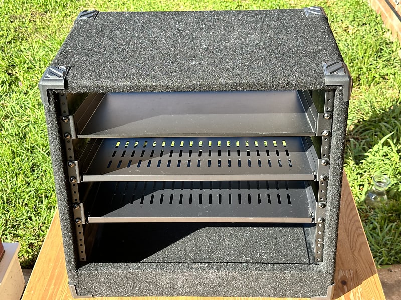 Procraft 8U equipment rack slanted front | Reverb