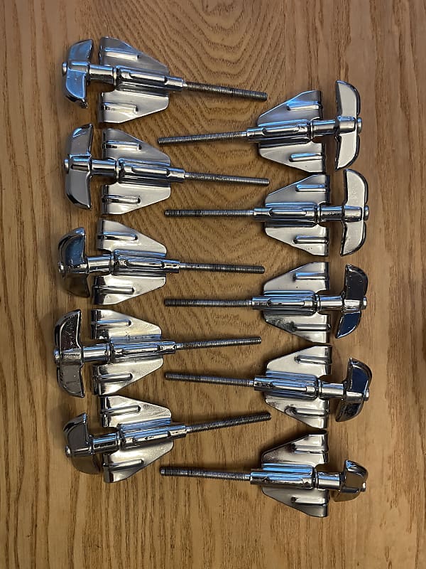 Rogers Vintage 1972 Script Era Bass Drum Tension Rods And | Reverb