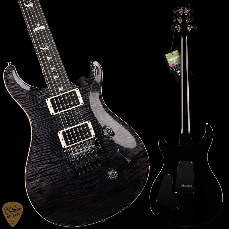 PRS Custom 24 Floyd - Grey Black | Reverb